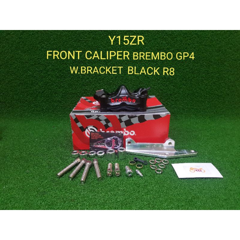 YAMAHA Y15ZR Front Caliper Brembo GP4 With Braket Black/Grean/Grey/Red ...