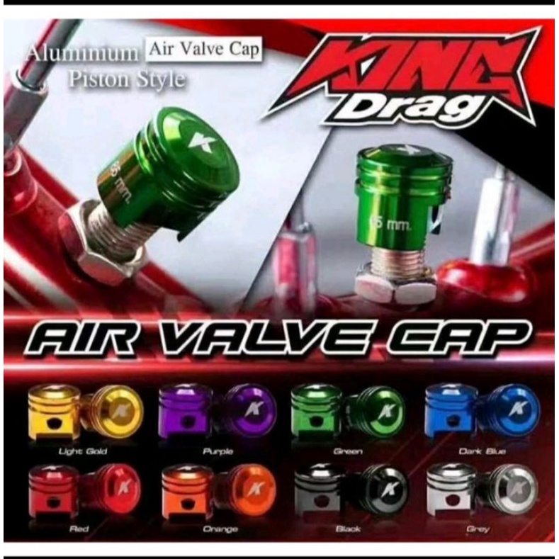 King drag tubeless cap/ Air vavle cap | Shopee Malaysia