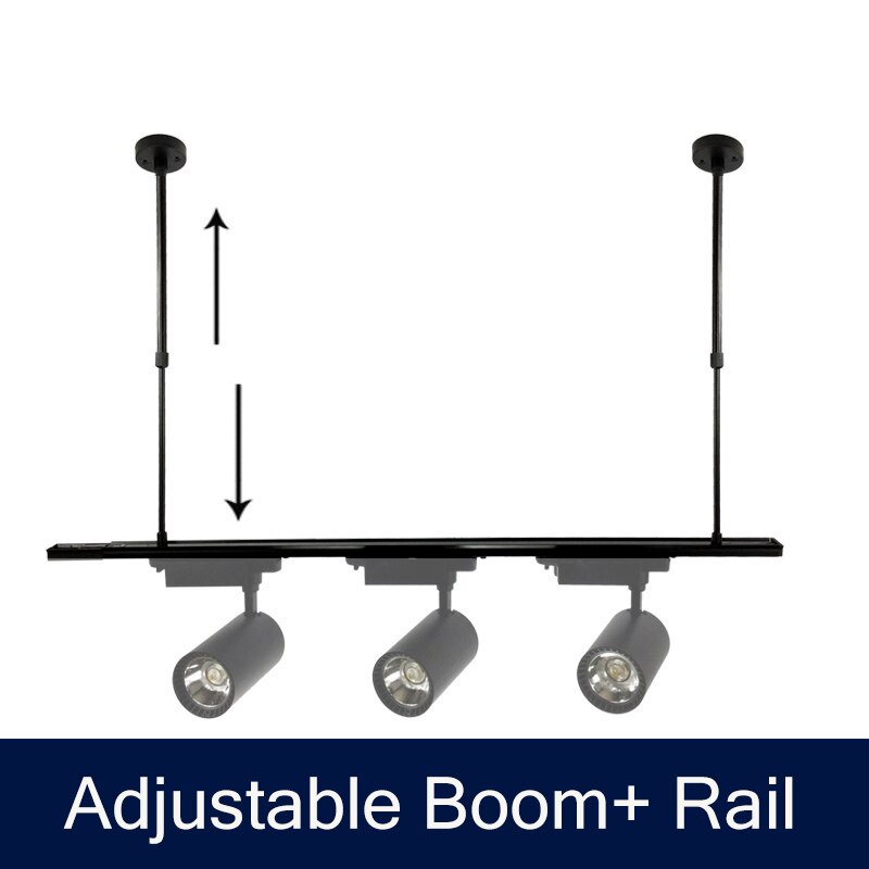 Led Track Light Boom Connector T Track Rail Lamp 2 Wire Spotlight ...