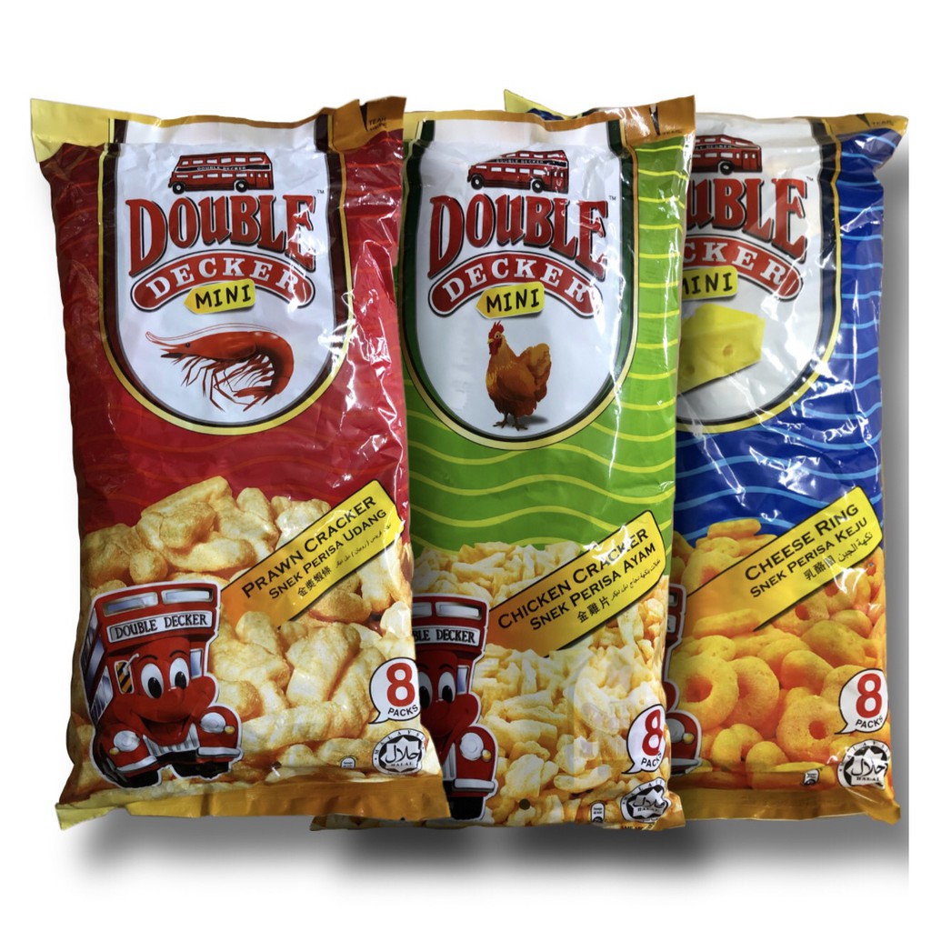 DOUBLE DECKER MINI crackers (8 PKTS X 15G)[FAMILY PACK] | Shopee Malaysia