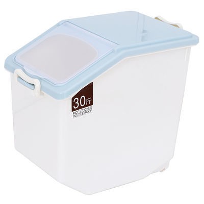 10KG wheeled and stackable rice storage box/food container | Shopee ...