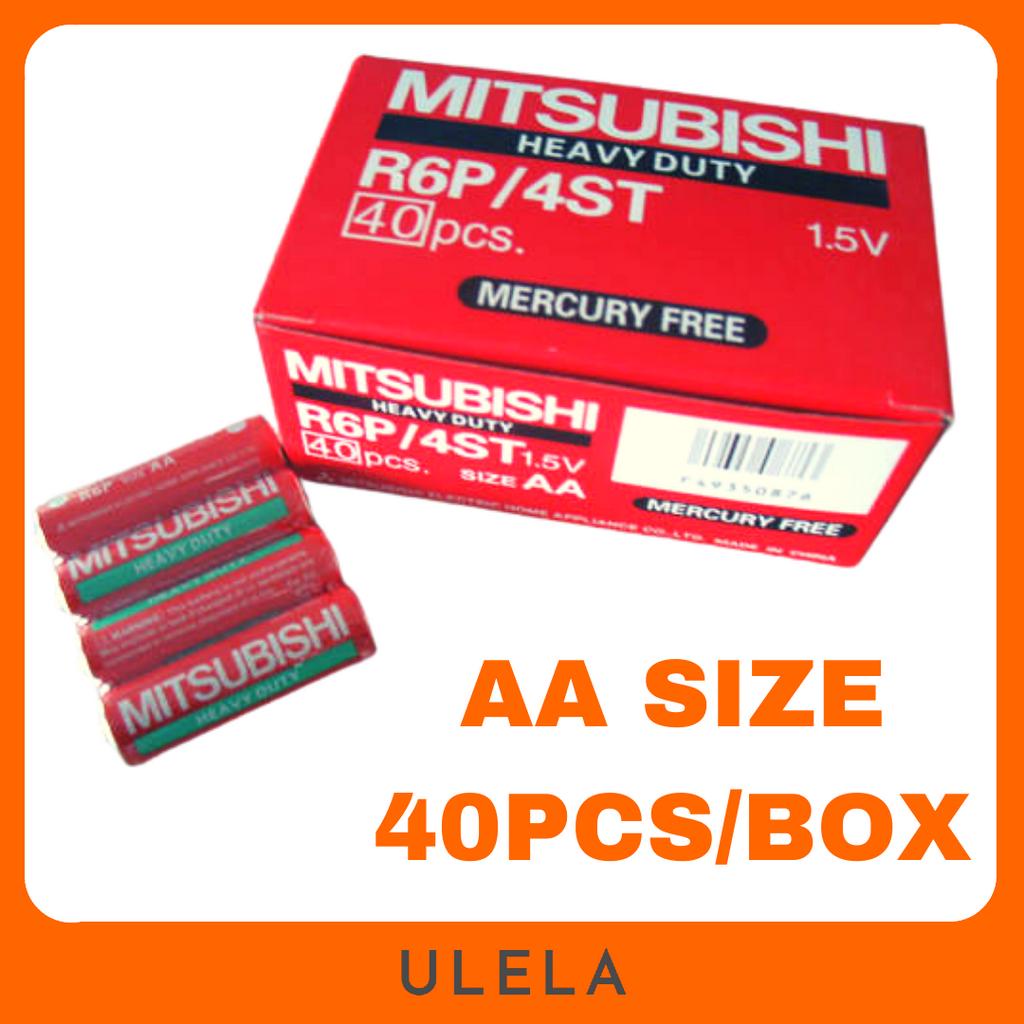 🔥 Original MITSUBISHI ELECTRIC Super Heavy Duty Bateri Saiz Size AA ...