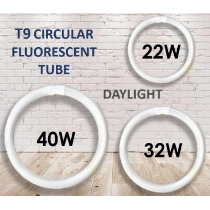 Lampu T9 Ring Light Circular Fluorescents Tube 40w 32w 22w Ceiling Light Round Daylight White ...