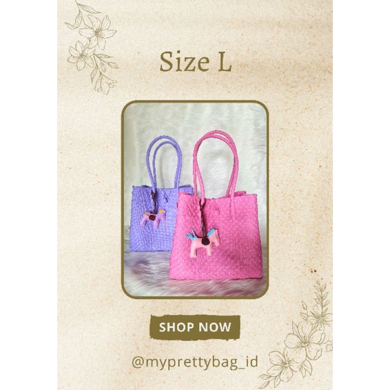 Size L Jali Bag Jali Bag Jali Bag Premium Plastic Woven Bag | Shopee ...
