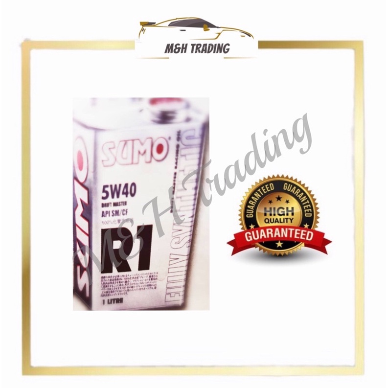 SUMO R1 FULLY SYNTHETIC ENGINE OIL 100% ORIGINAL JAPAN(1 LITRE ...