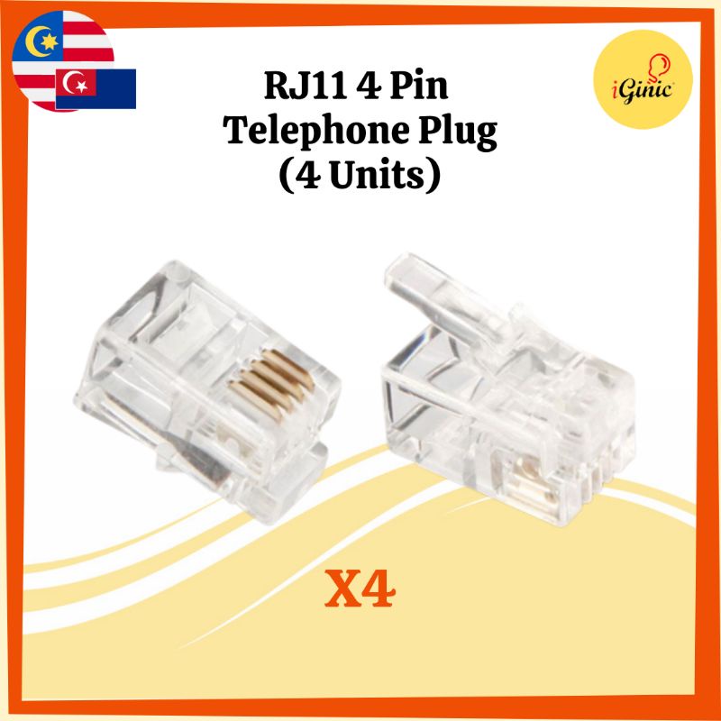 RJ11 Pin to Pin Cable 7ft 15ft 25ft 50ft 100ft / Telephone Adaptor ...