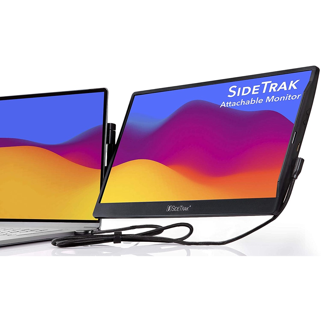 Side Trak Swivel 14” Attachable Portable Monitor for Laptop (FHD IPS ...