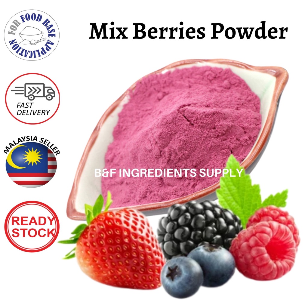 Mixberry / Mixberries / Mix Berry / Mix Berries Powder - Strawberry ...