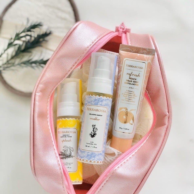 Original HQ Ferrrarossa Travel Set by Ferrarossa Cosmetics | Shopee ...
