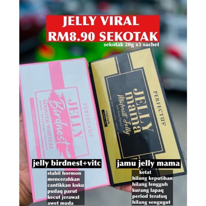 ORIGINAL HQ 💯 JAMU JELLY MAMA RM 25(3BOX) RM 50(2 set 6BOX) | Shopee Malaysia