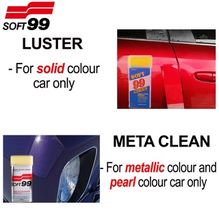 🔥 FREE GIFT 🔥 SOFT99 Soft 99 Luster Clean Polish Meta Clean Liquid Wax ...