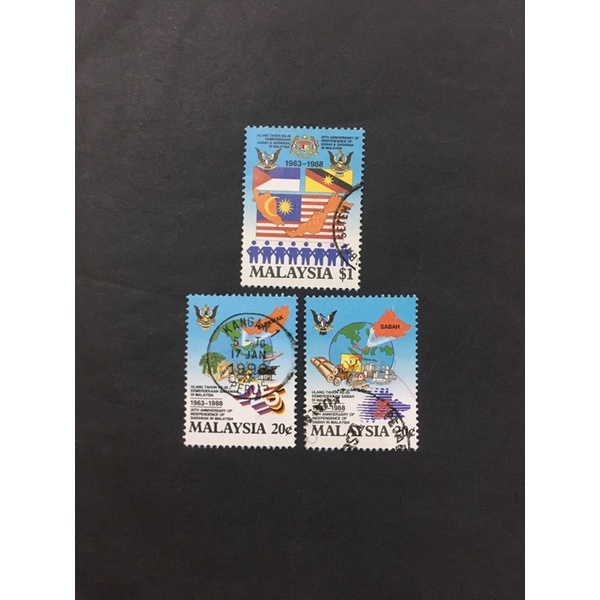 25th Anniversary of Independence of Sabah Sarawak in Malaysia 1988 ...