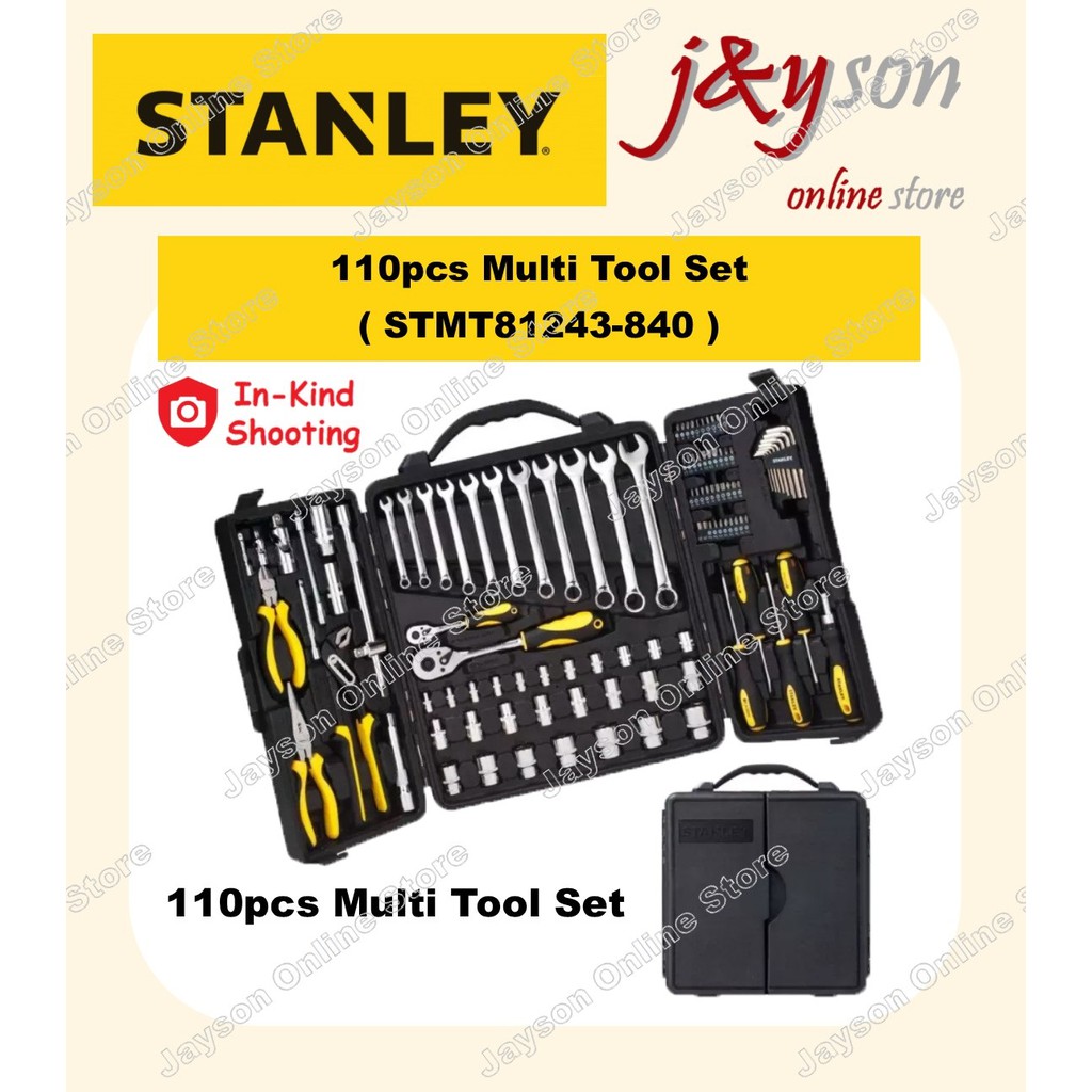 🔥10.25🔥 STANLEY Original STMT81243-840 110-piece Multi Tool Set 81243 ...