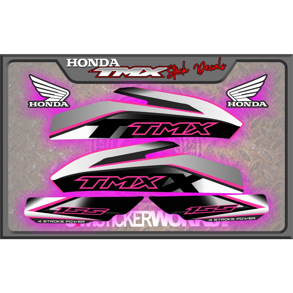 HONDA TMX 155 DECALS (TANK & SIDE COVER ONLY) | Shopee Malaysia