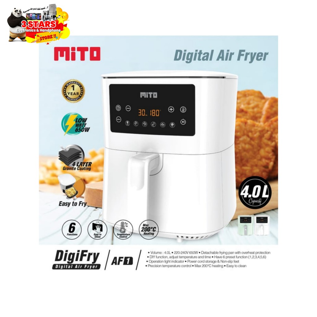 Air Fryer Mito AF1/ Oil-Free Fryer | Shopee Malaysia
