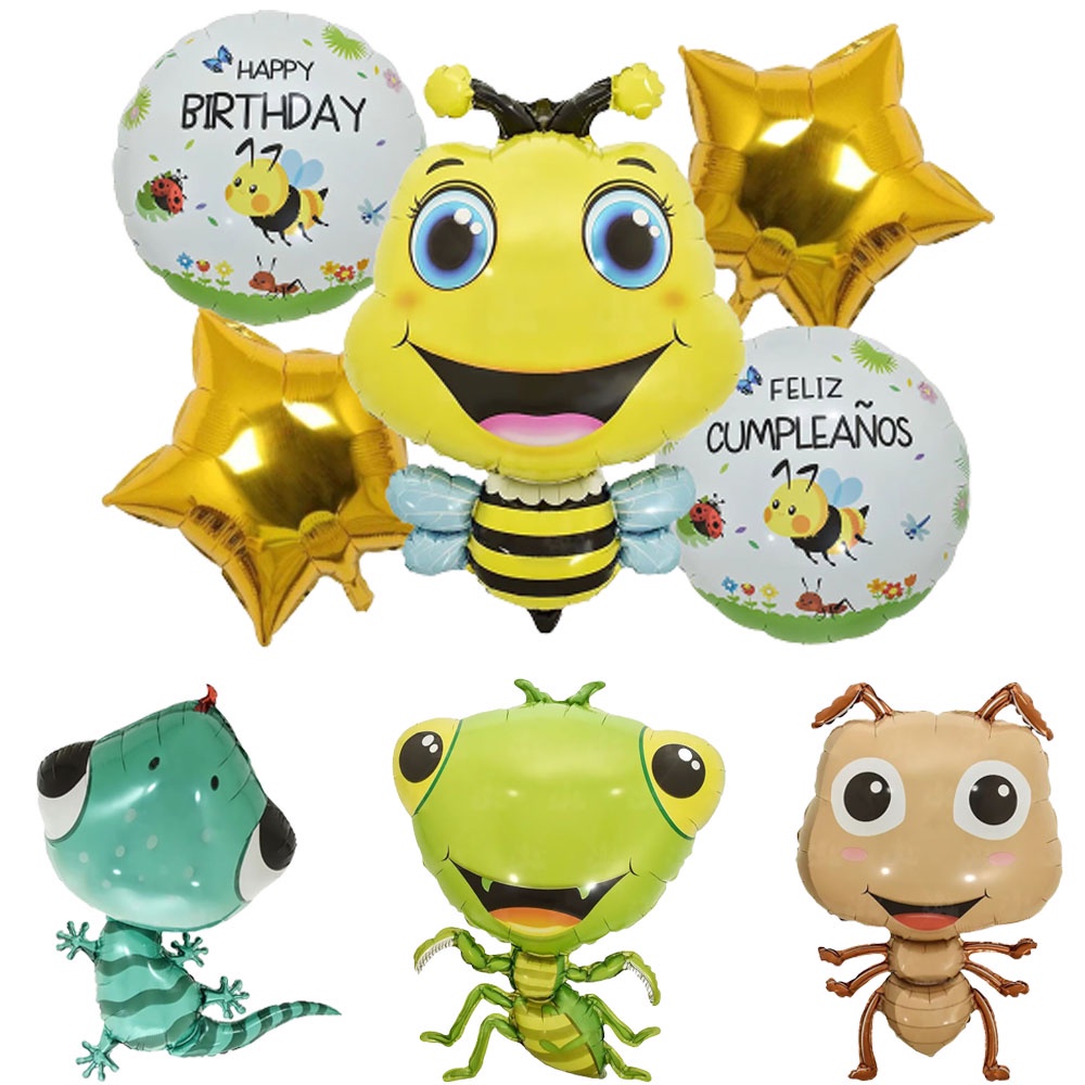 Large Insect Aluminum Foil Balloon Gecko Bee Mantis Ant Ballon For ...