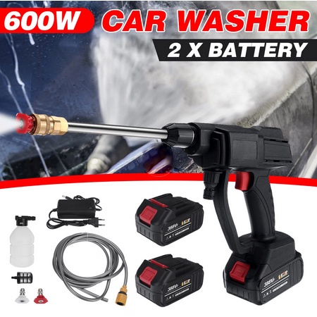 288V Water Jet Cordless Car Wash Floor Tiles Cleaner Spray Gun Water ...