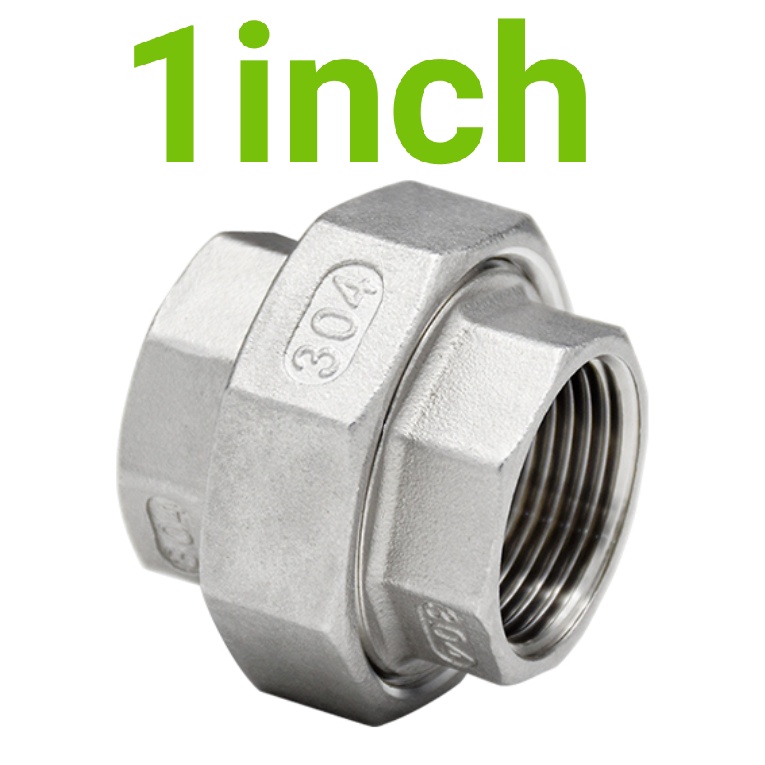 Stainless Steel 304 DN25 1'' inch inci Elbow Socket Nipple Tee Union Elbow holder End cap Plug ...