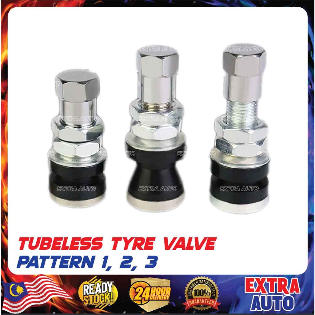 Heavy Duty Tubeless Valve Universal Tyre Motorcycle Aluminium Screw ...