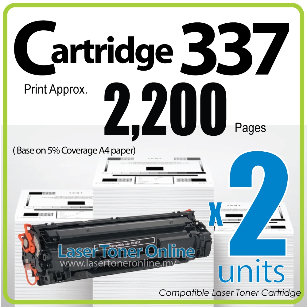 Compatible Canon CRG Cartridge 337 CRG337 Canon337 Cart 337 MF211 ...