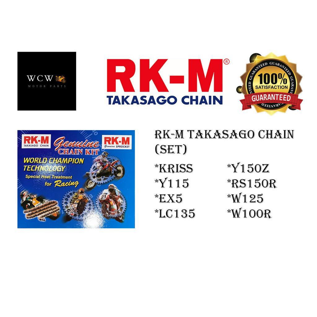 RK-M TAKASAGO CHAIN 428M / 428SB / 428HSB / 428KLO | Shopee Malaysia