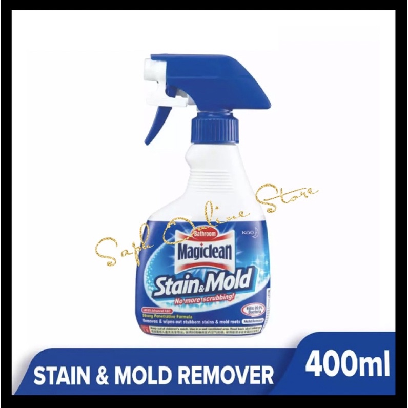 KAO MAGICLEAN Bathroom Stain and Mold Remover (400ml) - With Trigger ...