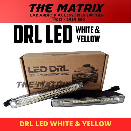LED DRL AUTOMOBILE SAFETY DAY LIGHT - ELONGATED TYPE | Shopee Malaysia