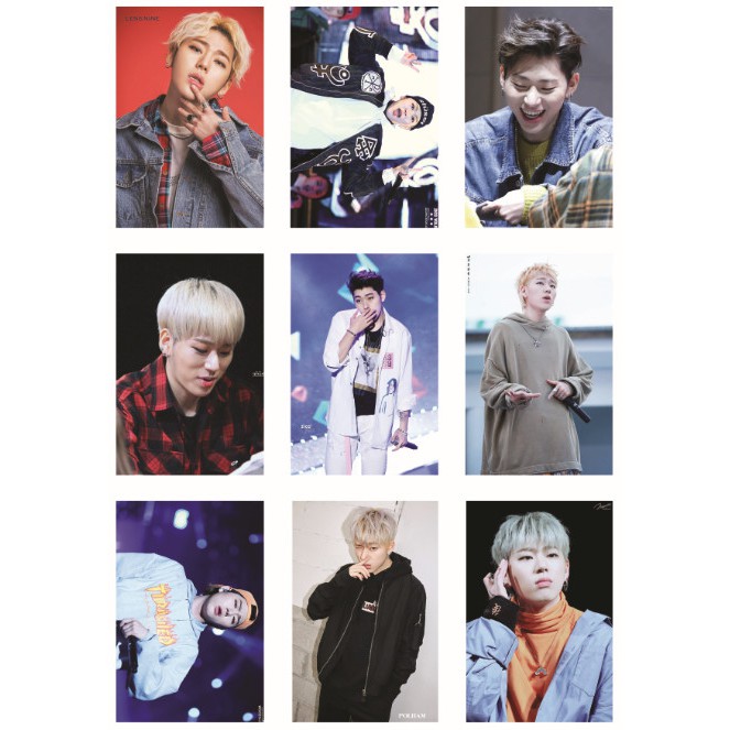 Lomo ZICO photo card full 45 photos | Shopee Malaysia