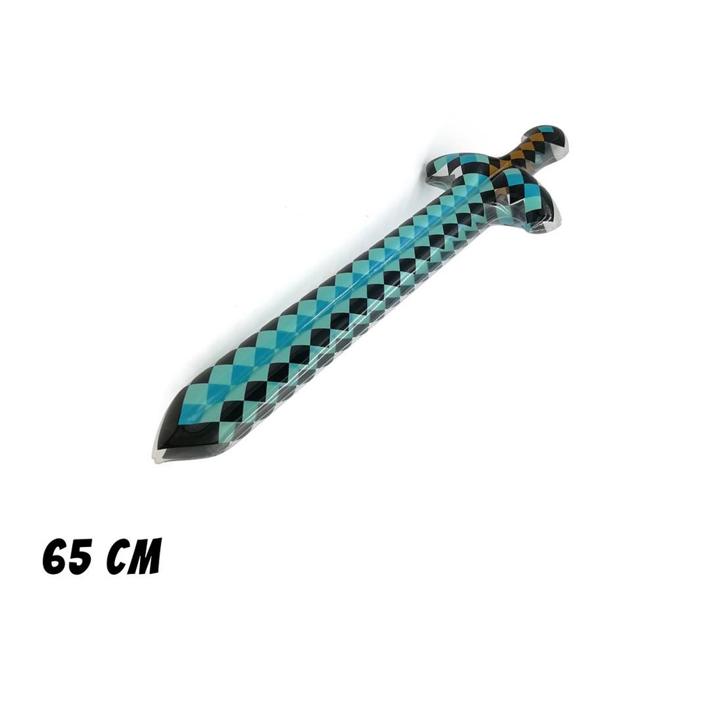 Minecraft Theme Inflatable Sword Axe Toy Minecraft Game Props Balloon ...
