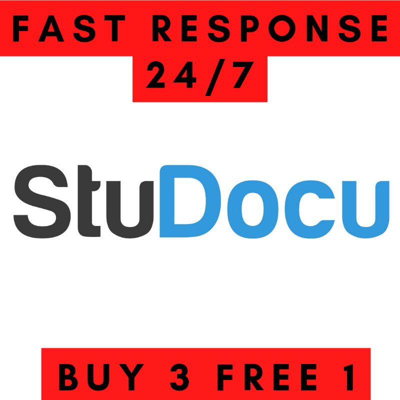 Fast Response 24/7 | StuDocu Unlock Unblur Document | Shopee Malaysia
