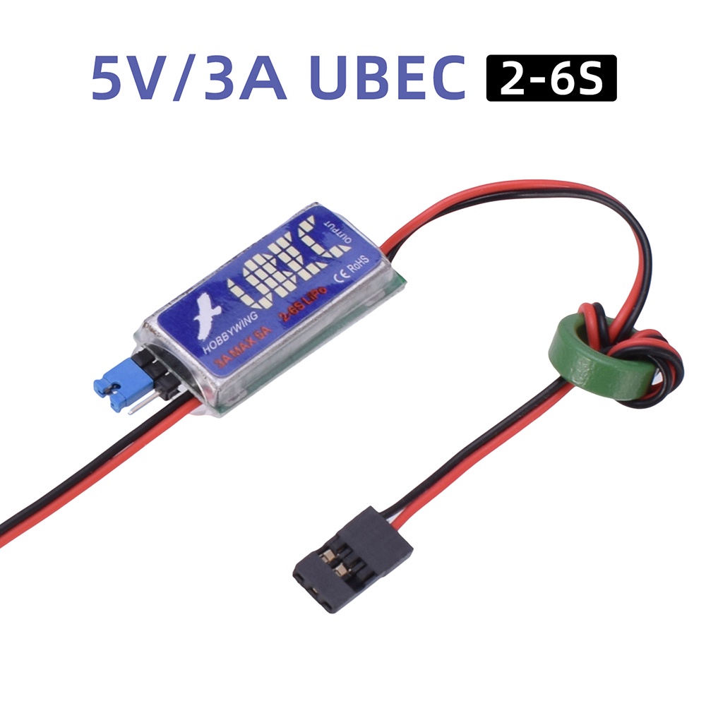 UBEC 3A Switch Mode UBEC Max 5A 2-6S SWITCH MODE Lowest RF Noise 5V 3A ...