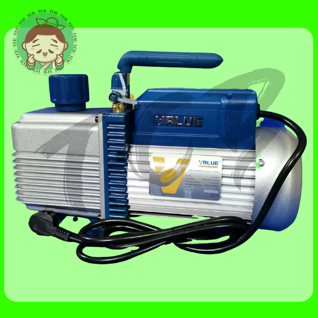 VALUE Air Cond Dual Stage Vacuum Pump VE280N (9 CFM) | Shopee Malaysia