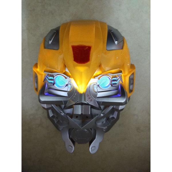 NEW ROBOT PRIME BUMBLEBEE MASK WITH LIGHT / TOPENG BUMBLEBEE KANAK ...