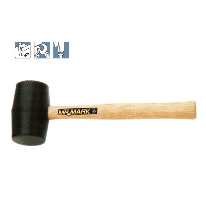 (🇲🇾READY STOCK) MR.MARK RUBBER MALLET WITH HARD WOOD HANDLE (MK-TOL ...
