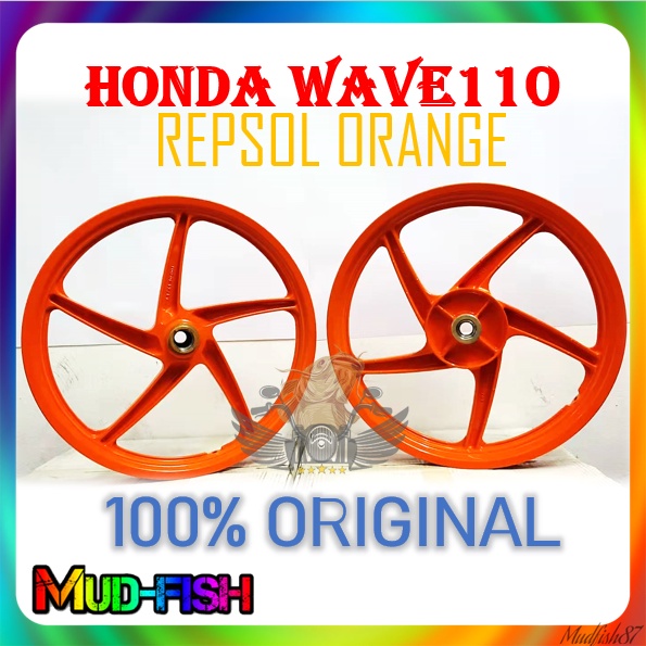 ORIGINAL HONDA WAVE110 / DASH 1 CAST WHEEL SPORT RIM 140 X17 / 160 X17 ...