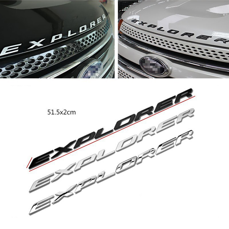 Ford Explorer 2011-2018 Graphite Hood Letters Emblem Sticker | Shopee ...