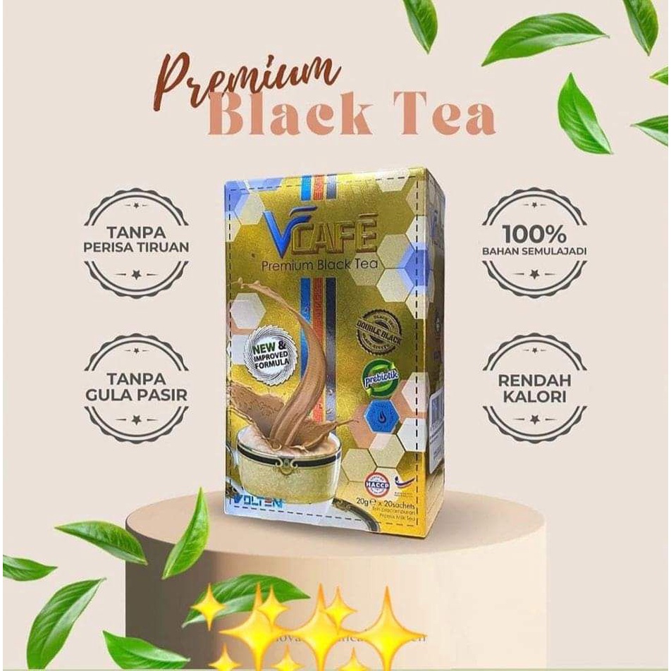 ORIGINAL VCAFE PREMIUM BLACK TEA 20sachets x 20g | Shopee Malaysia