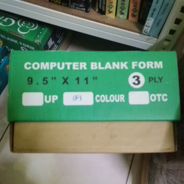 Computer Blank Forms 9.5" X 11" 3Ply (500fans) | Shopee Malaysia