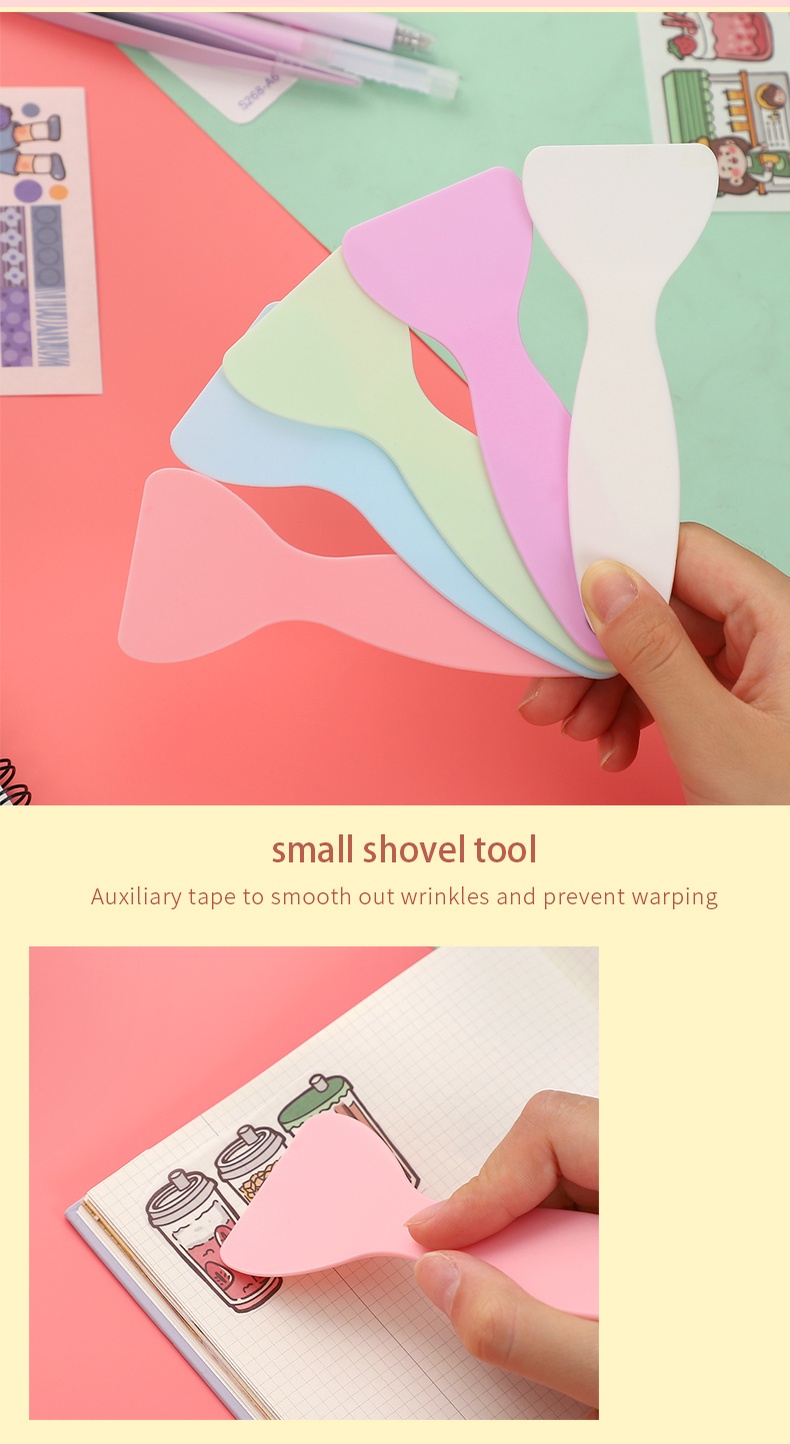 JIANWU 4 Pcs Cute Journal Tools Stationery Set Creative Dot Glue Pen ...