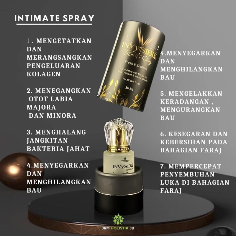 INVYSIBLE INTIMATE SPRAY by JRM | Shopee Malaysia