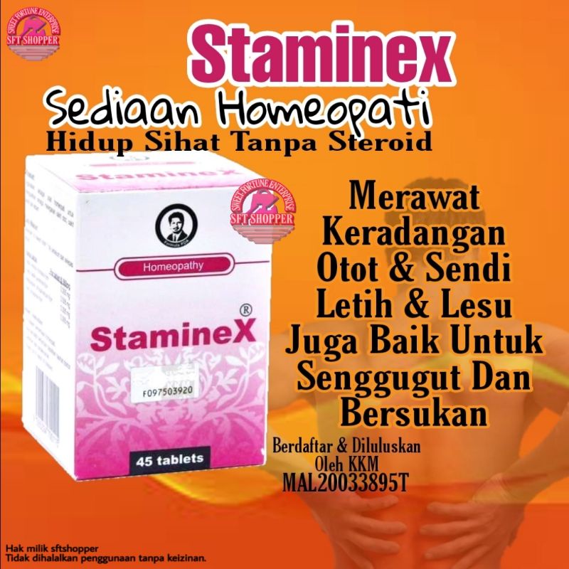 STAMINEX Sihat Bertenaga Otot Jantung Urat Bersenam Saraf Sukan Aktiv ...