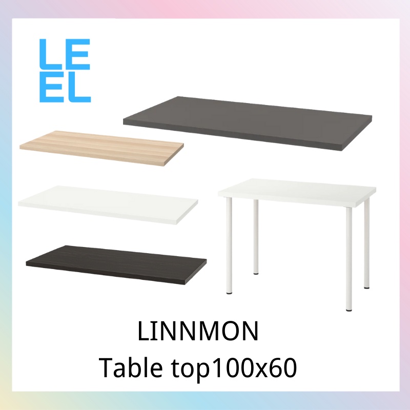 IKEA LINNMON Table top 100x60 adn set got 4leg | Shopee Malaysia