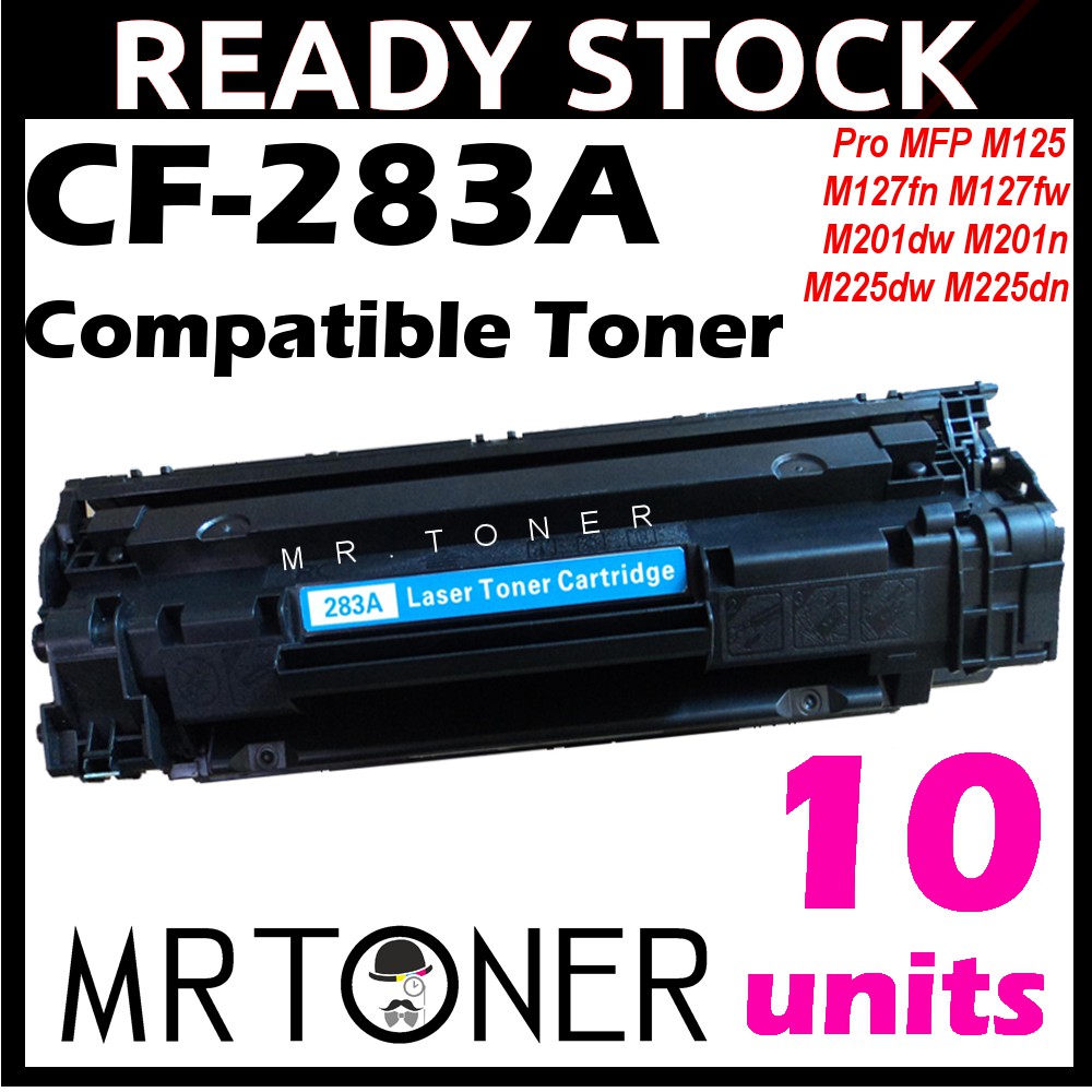 10xCF283A 83A Compatible HP LaserJet Pro MFP M125 M127 M127fn M201n ...