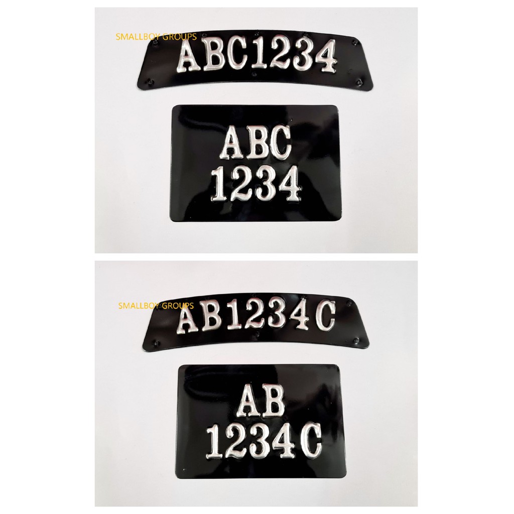 NUMBER PLATE NOMBOR PLATE PAPAN BESI STEEL | Shopee Malaysia