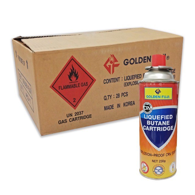 4 Bottle Golden Fuji Butane Gas Cartridge/ Gas/ Gas kecil/Gas steambot ...