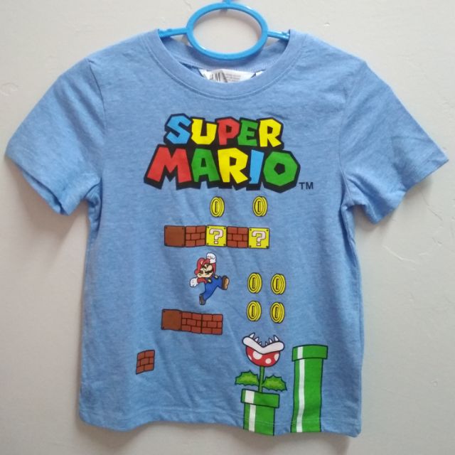 H&M T-shirts (Super Mario) | Shopee Malaysia