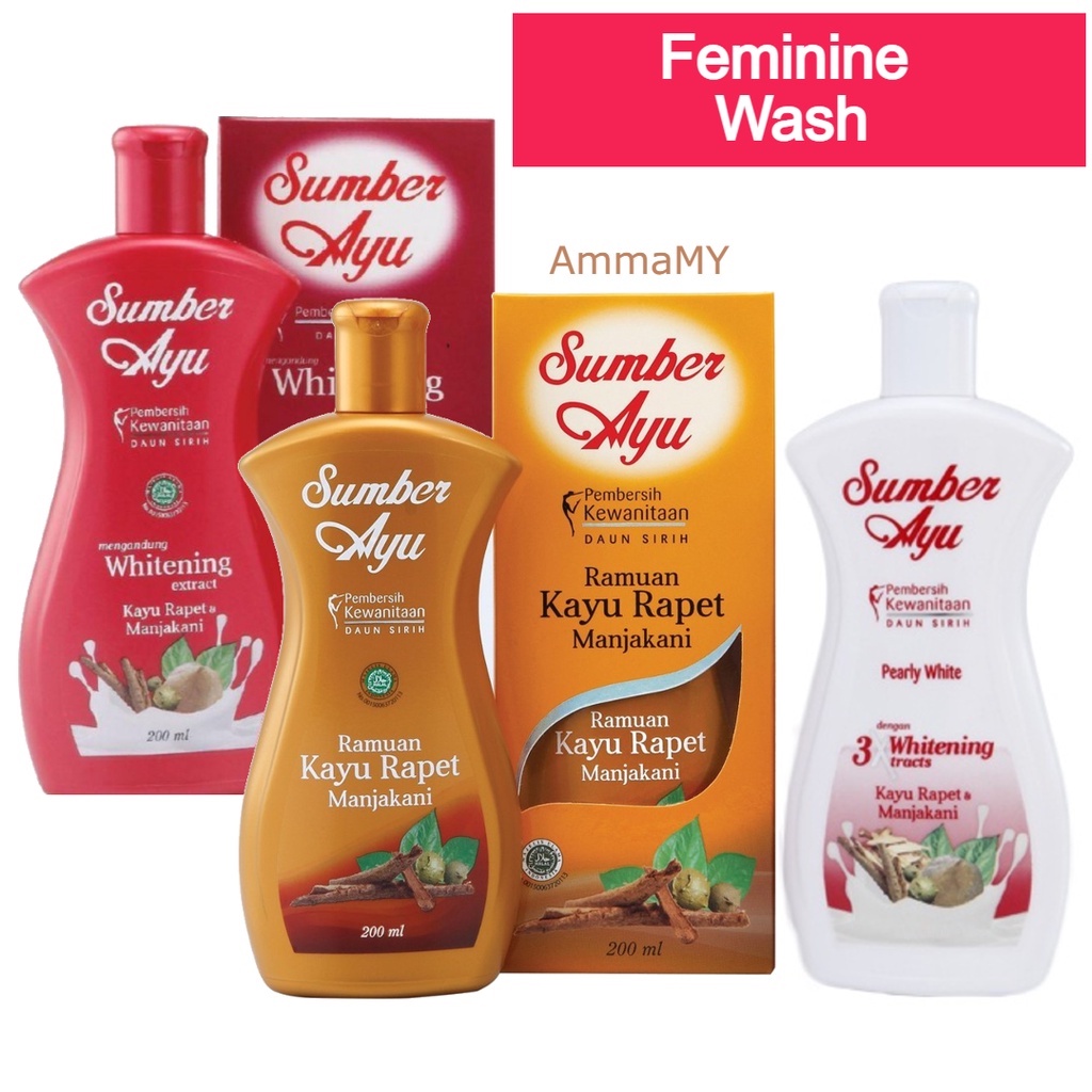 Sumber Ayu Feminine Hygiene Wash Whitening | Sumber Ayu Pembersih ...