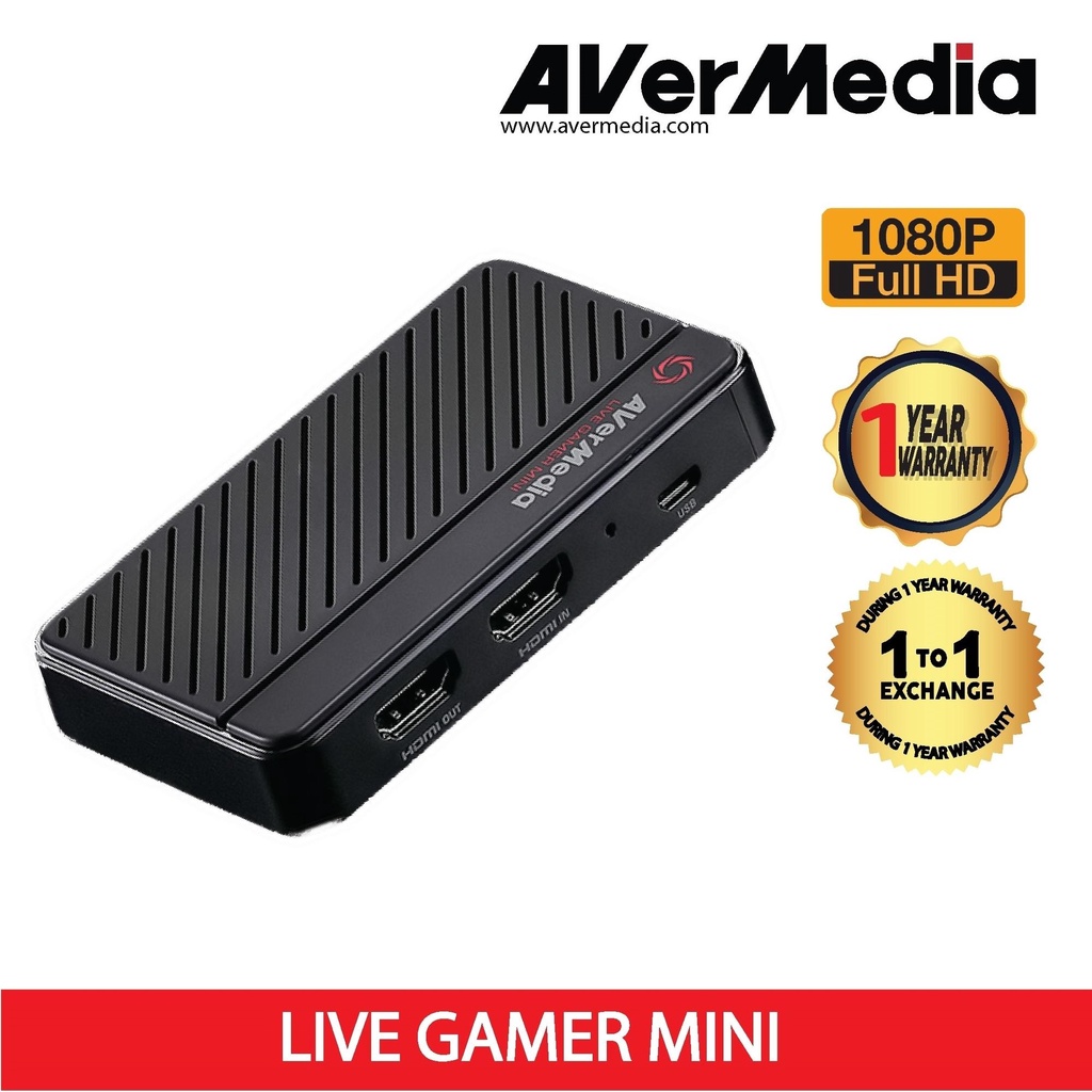 [Official-Store] Avermedia Live Gamer Mini, HDMI Capture Card (GC311 ...
