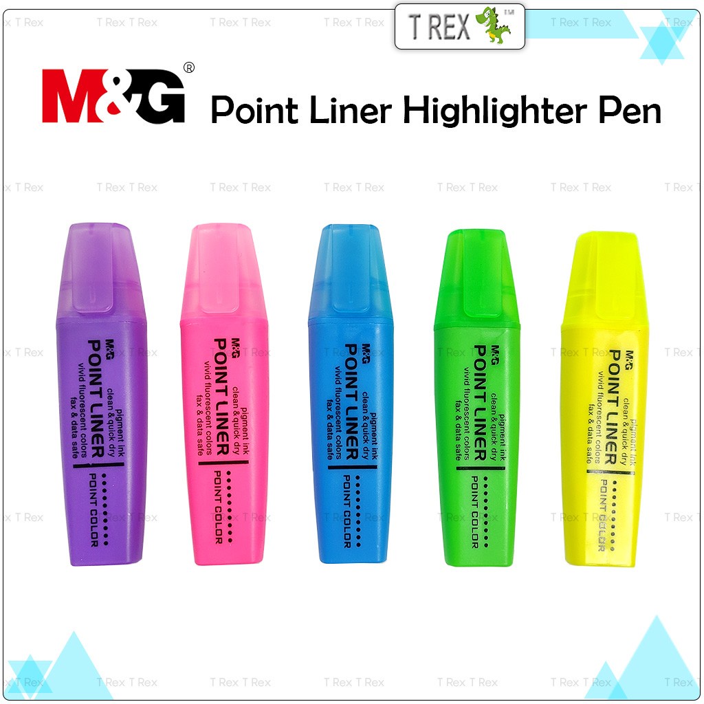 M&G Point Line Highlighter Pen / Highlight Pen / Marking Pen / Marker ...