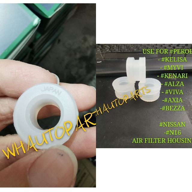 AIR FILTER BUSH (JAPAN) (SILICON/WHITE) (1PC) PERODUA , NISSAN , TOYOTA ...